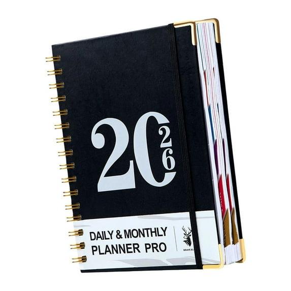 MOMOJIA 2026 Weekly Planner Twin Coil Binding Daily Monthly Journal for ...