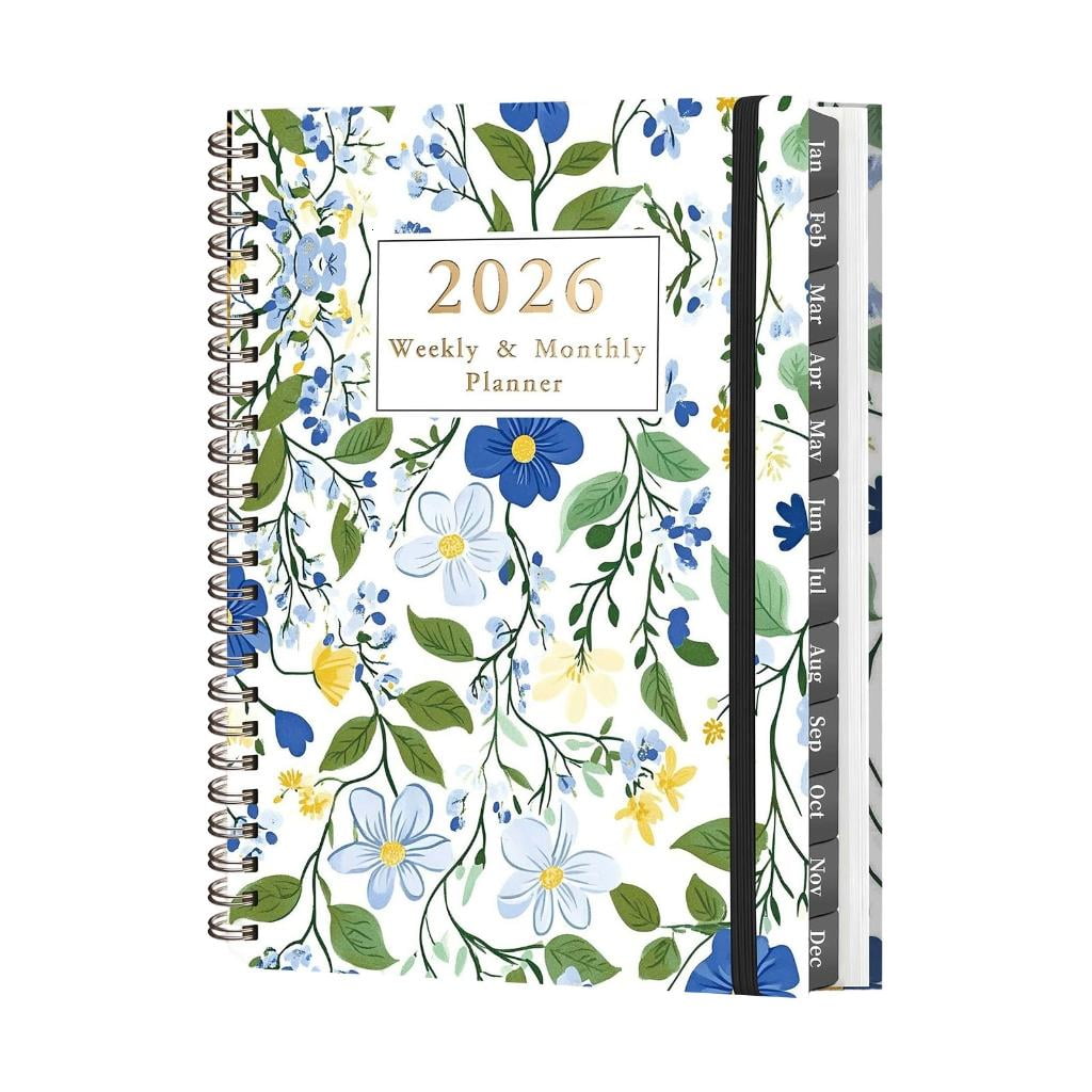 MOMOJIA 2026 Work Life Planner Travel Journal Schedule Notebook Compacts Size Task Tracking ...