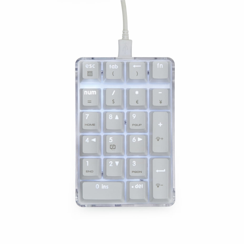 MOMOJIA 21Key Mechanical Keyboard Numpad with Water Design and ...