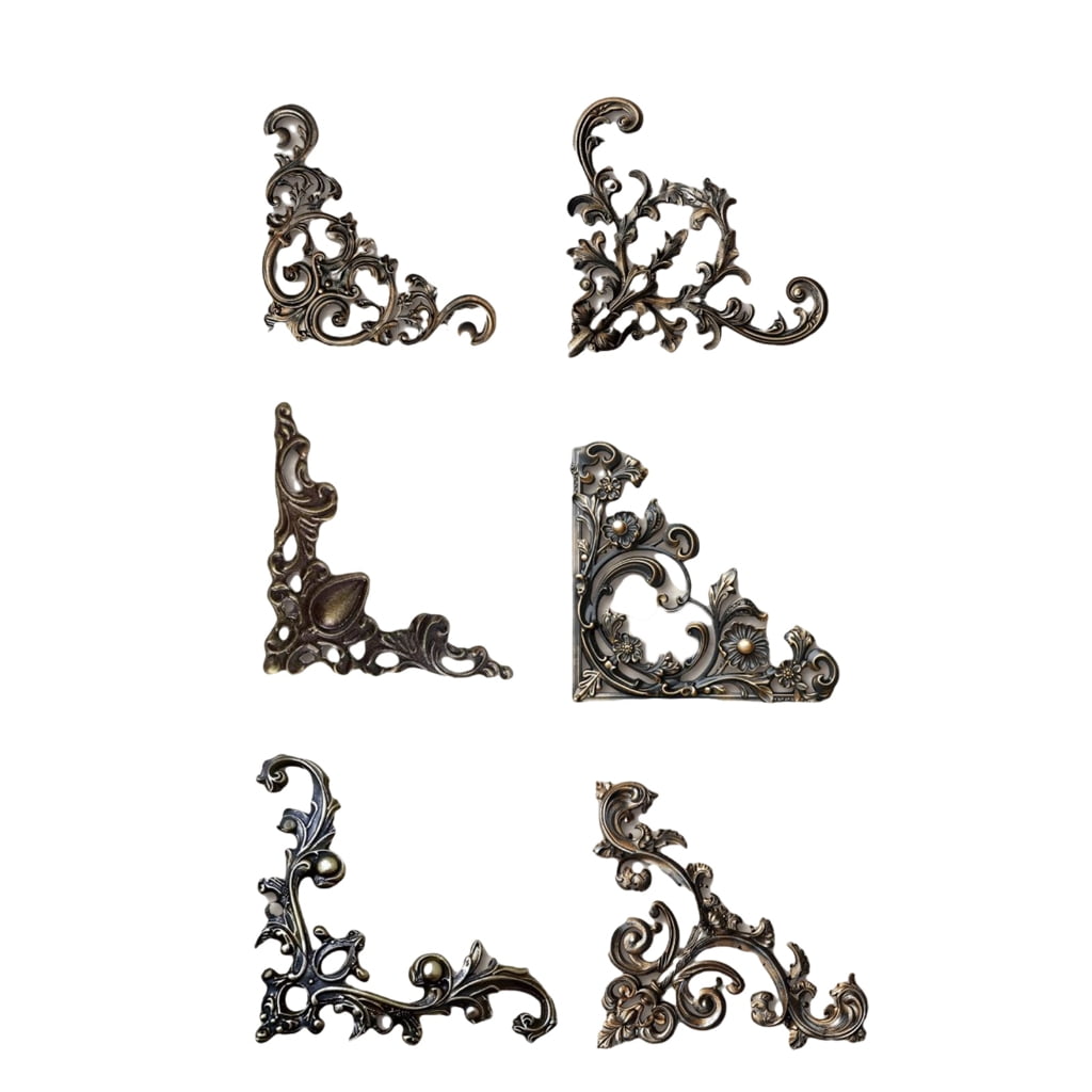 MOMOJIA 24 Sheets/Pack Decorative Stickers Baroques Series Corner ...