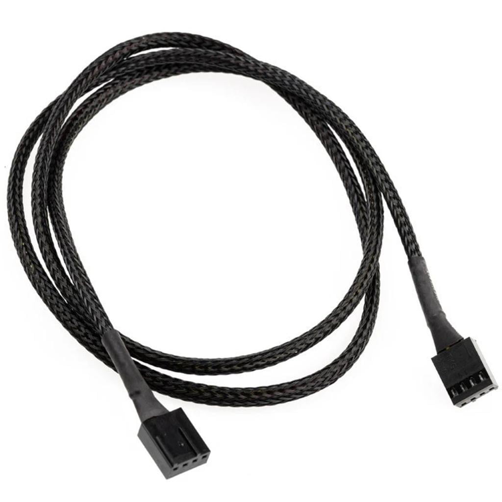 MOMOJIA 24AWG 4PIN Male To Male Extension Cable Safe Computer Chassis ...