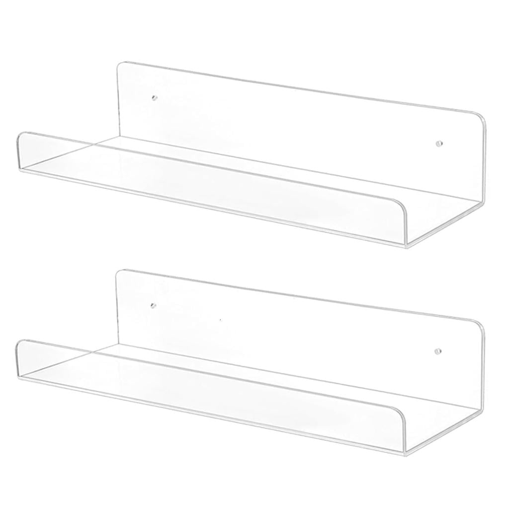 MOMOJIA 2Pcs Floating Shelves Display Ledges Wall Mounted Storage Shelf ...