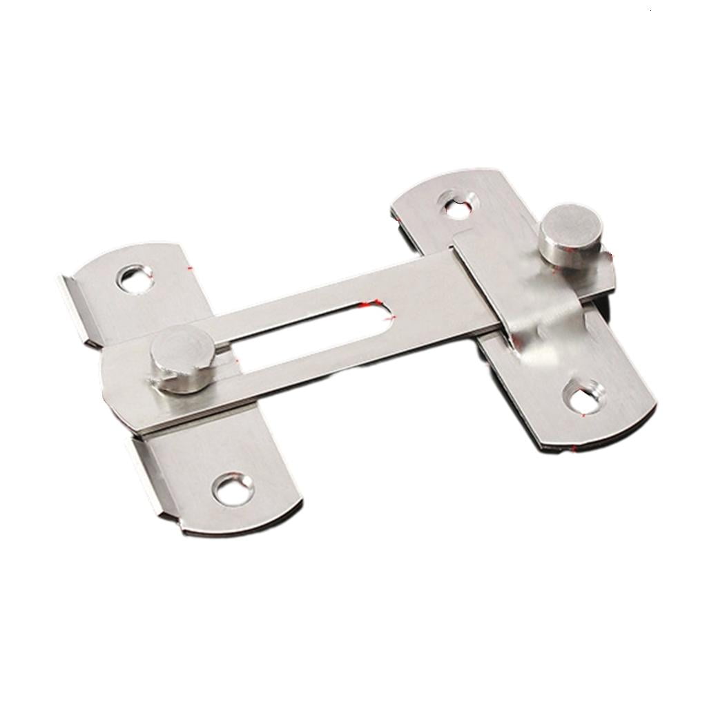 MOMOJIA 2Pcs Modern Thin Door Secure Rustproof Locking Mechanism For ...