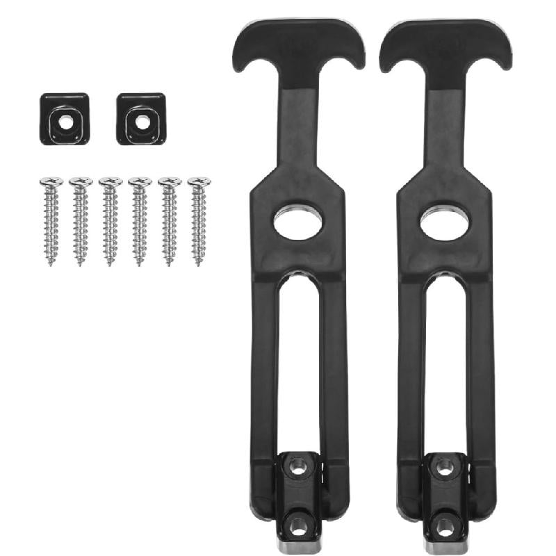 MOMOJIA 2Pcs T-Handle Rubber Flexible Draw Latches with Mounting Screws ...