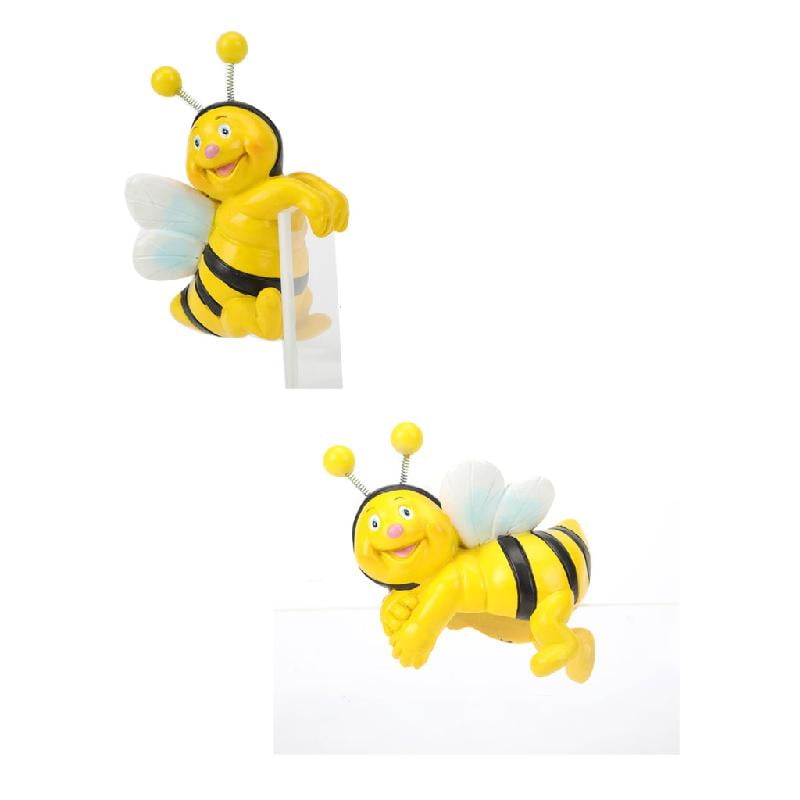 MOMOJIA 2Pieces Lovely Climbing Bees Resin Huggers Figurines for ...