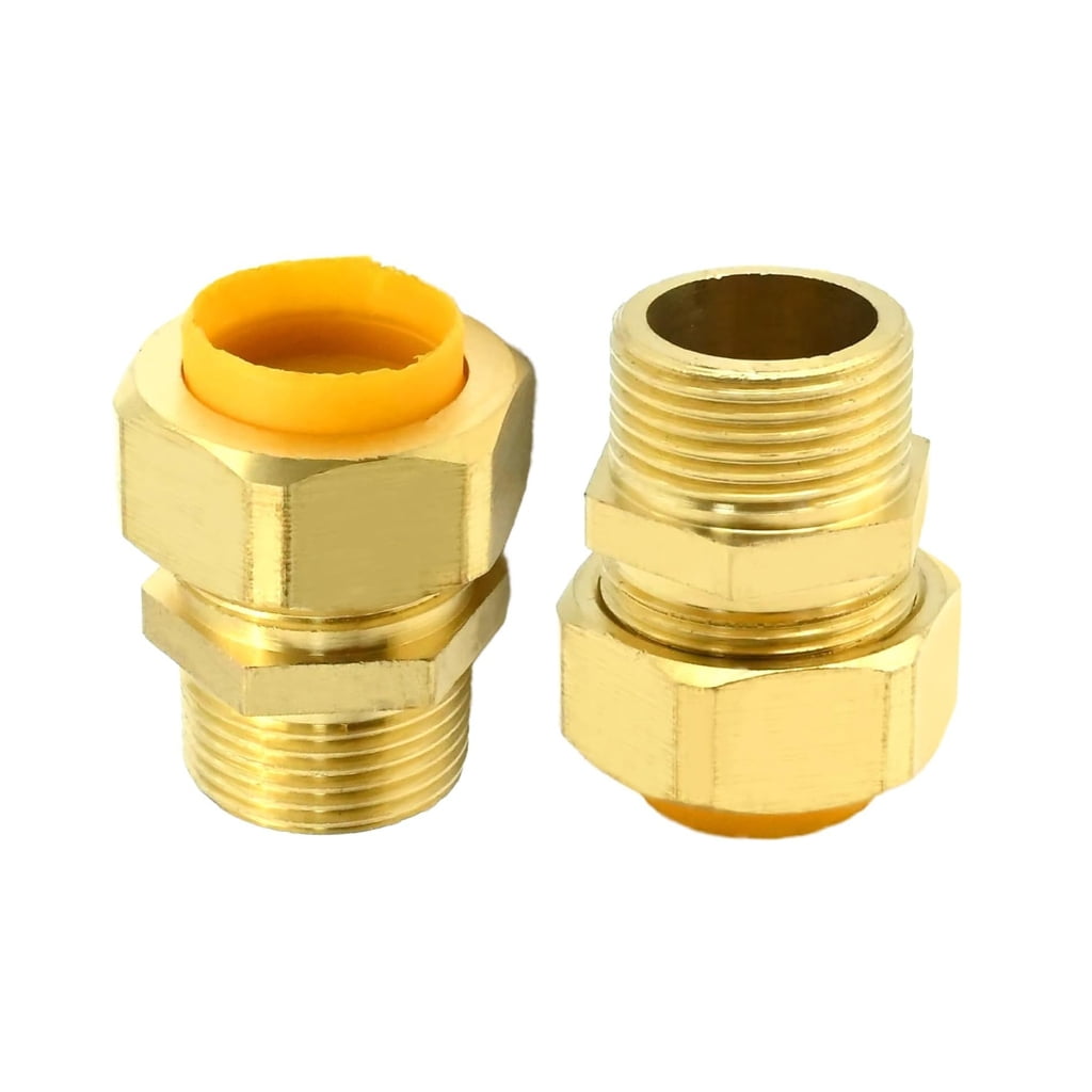 MOMOJIA 2pcs 3/4 Inch Brass Quick Connectors Male Water Heater ...