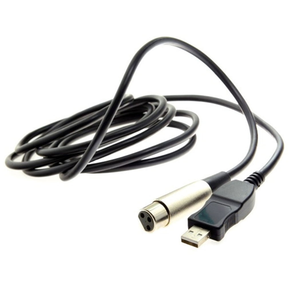 MOMOJIA 3.0m Length USB to 3Pin Mic Cable Professional Link Wire Easily ...