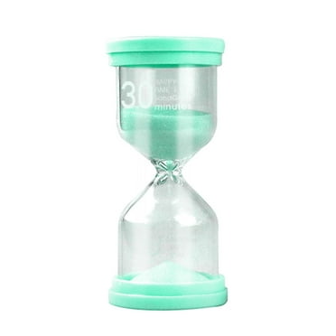 6 Pcs Plastic 1 Minute Sand Timer Sandglass Hourglass Sand Clock, Blue ...