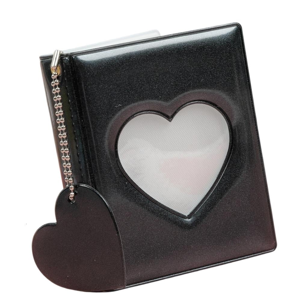 MOMOJIA 3Inch Photo Album with Heart Shape Cutout Design for Idol ...