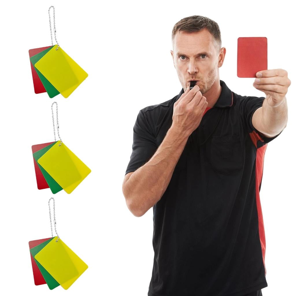 MOMOJIA 3set Soccer Referee Penalty Cards Referee Accessories For ...