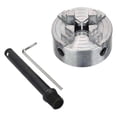 MOMOJIA 4 Jaw Lathe Chuck Wood Lathe Chuck Wood Turning Clamp Zinc ...