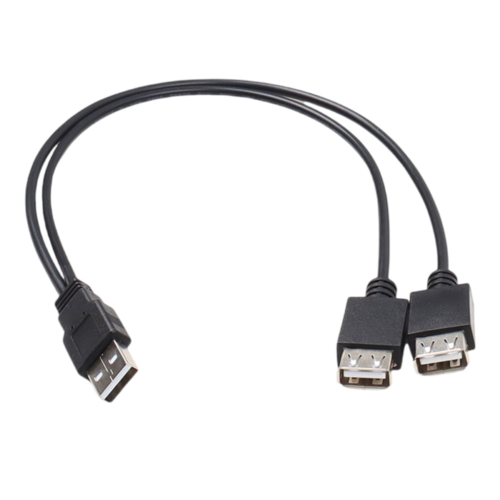 MOMOJIA 40Cm USB Splitter Adapter Cable Double Port Adapter Flexible ...