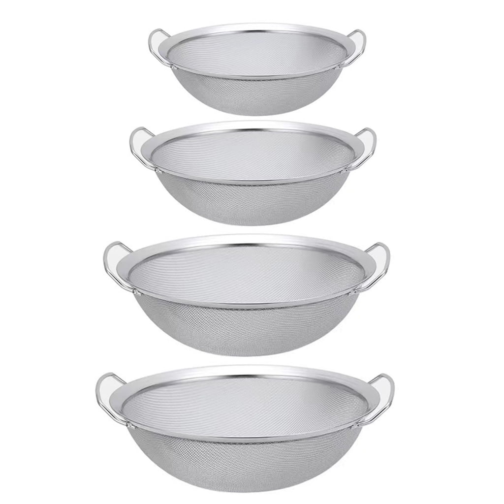 MOMOJIA 4Pcs Bucket Strainer Stainless Steel Fine Meshes Paint Filter ...