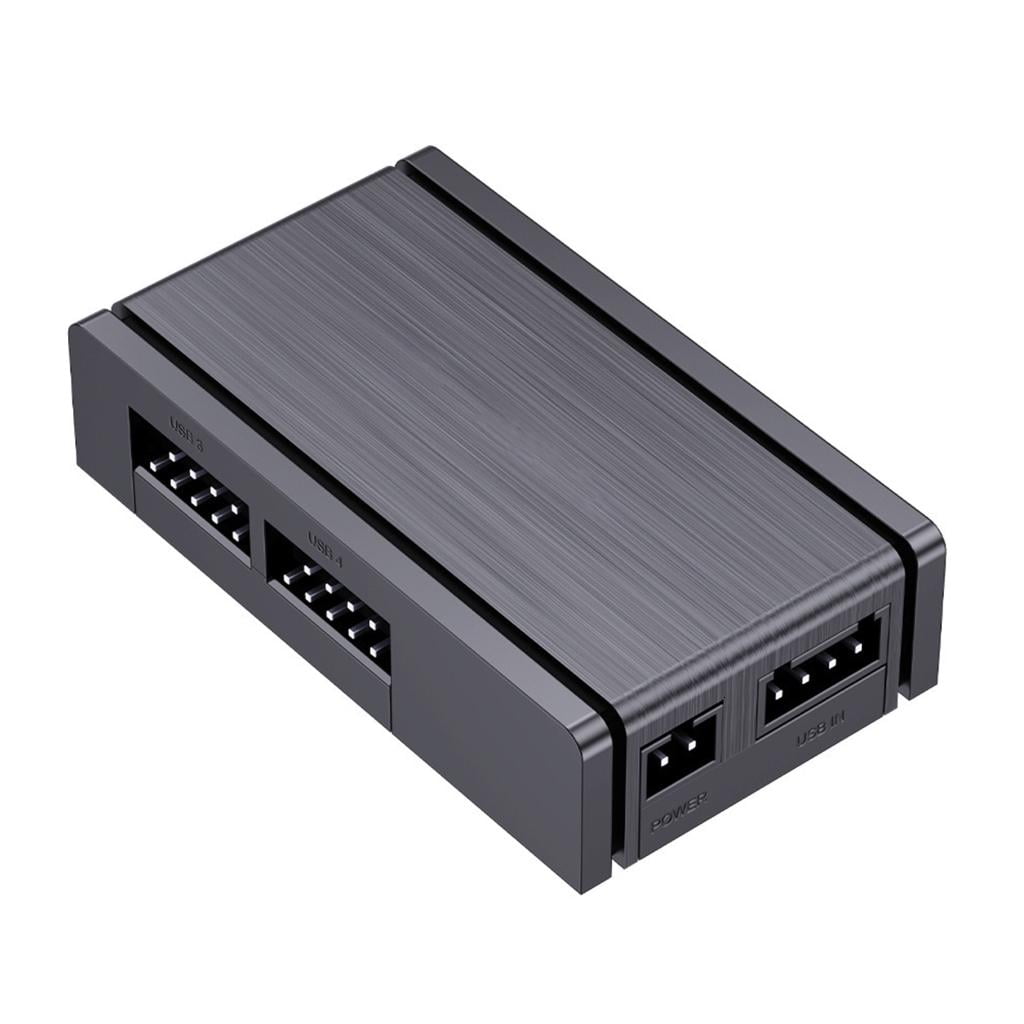 MOMOJIA 4Port 9Pin USB 2.0 Hub for Stable Power Delivery Highly speed ...