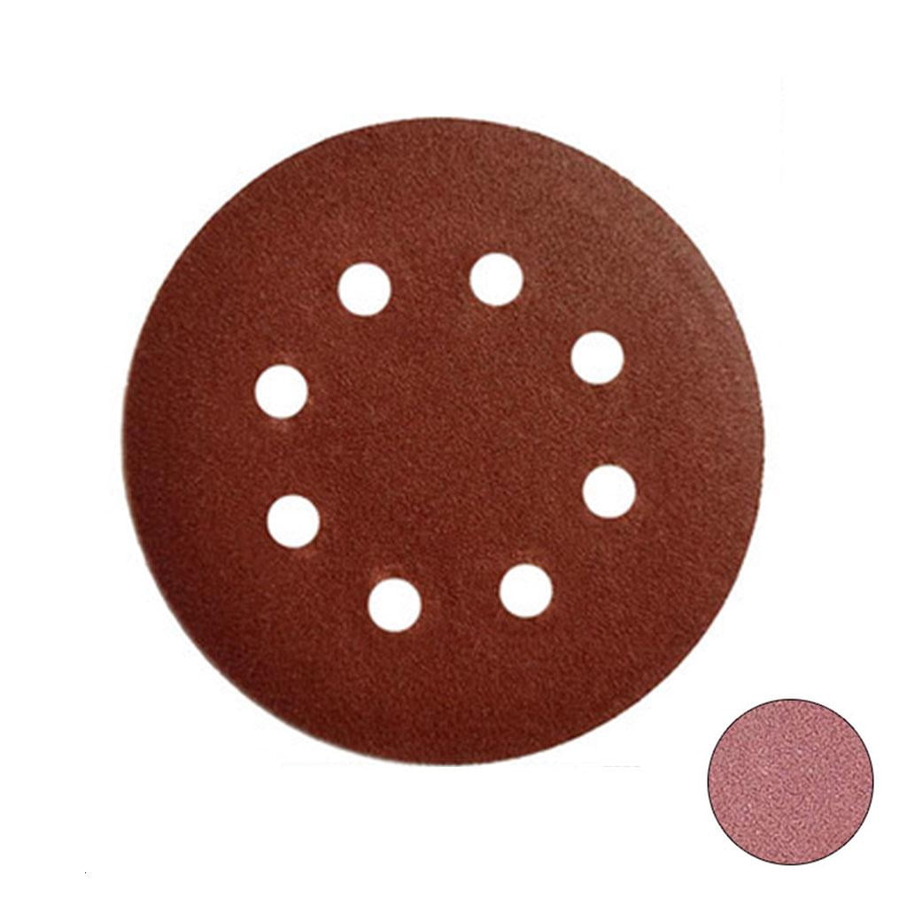 MOMOJIA 5 Inch Sanding Disc Aluminum Oxide Flocking Back Sandpapers for ...