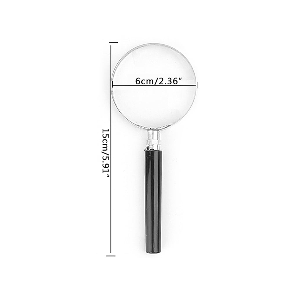 MOMOJIA 50/60/90mm Magnifying Glass Portable Handheld Magnifier ...