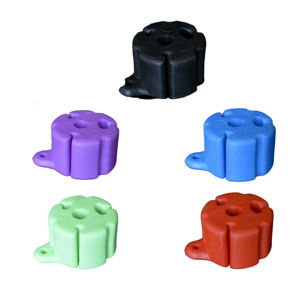 MOMOJIA 5Pcs Fishing Rod Stand Protectors Fishing Tackle Tie Clip ...