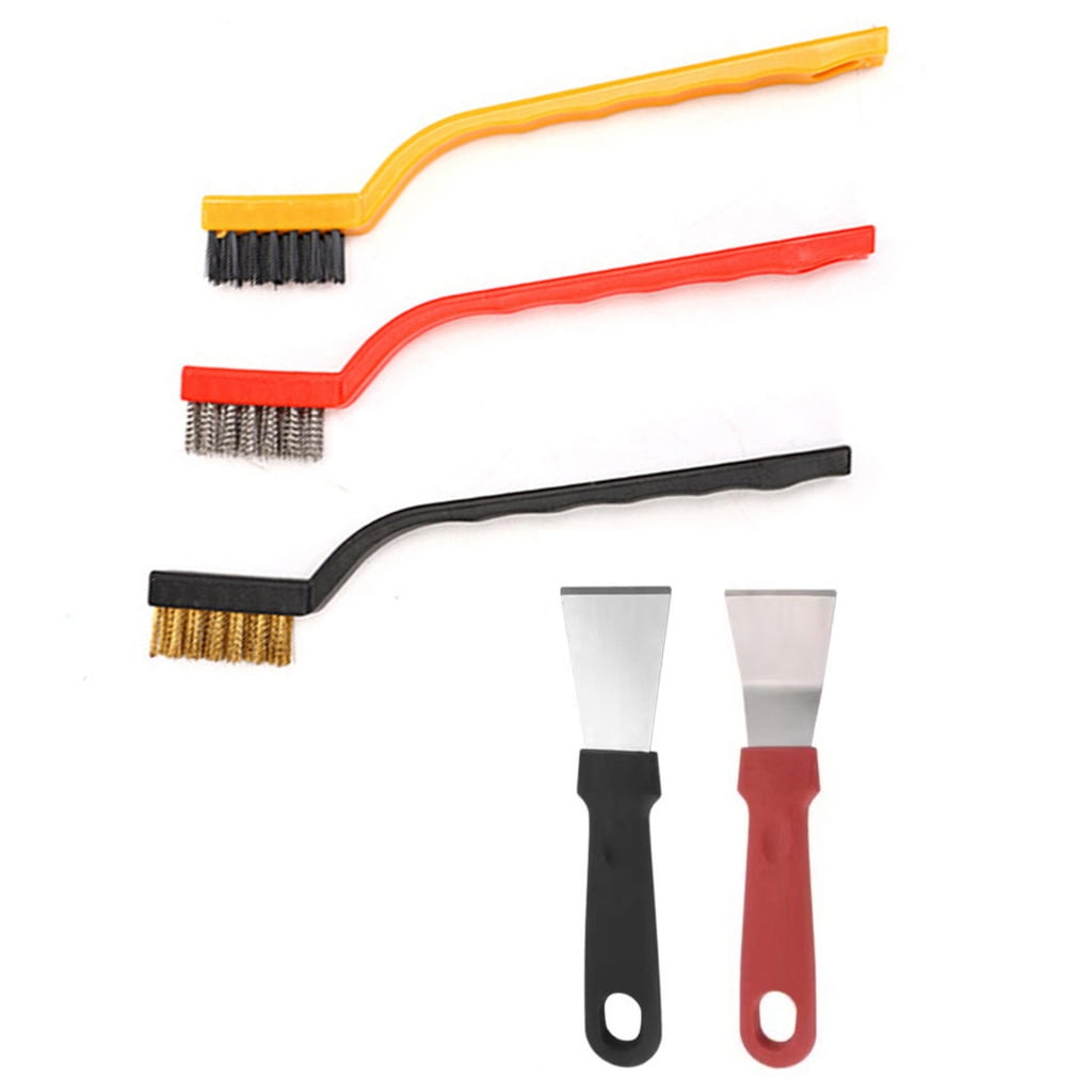 MOMOJIA 5Piece Kitchen Brush Set Wire Brush for Oil and Dirt Removal on ...