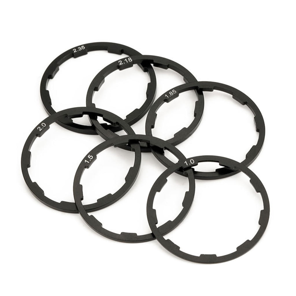MOMOJIA 6Pcs Bicycles Bottom Bracket Washer Aluminum Alloys Bottom ...