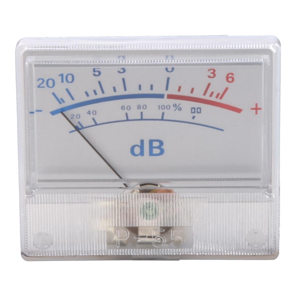 MOMOJIA High Accuracy DB Amplifier Level VU Meter Header with Light ...