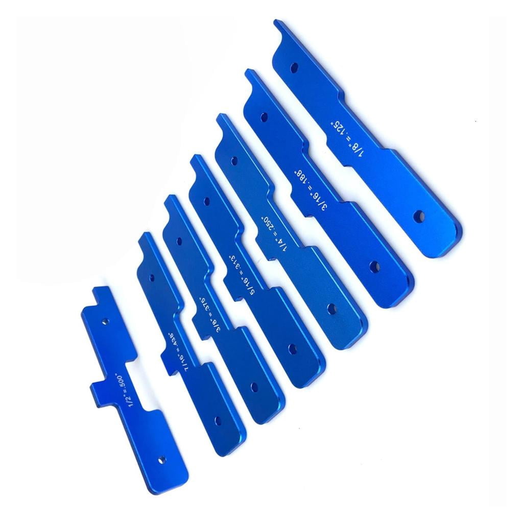 MOMOJIA 7Pcs Router Setup Block Woodworking Aluminum Router Table Set ...