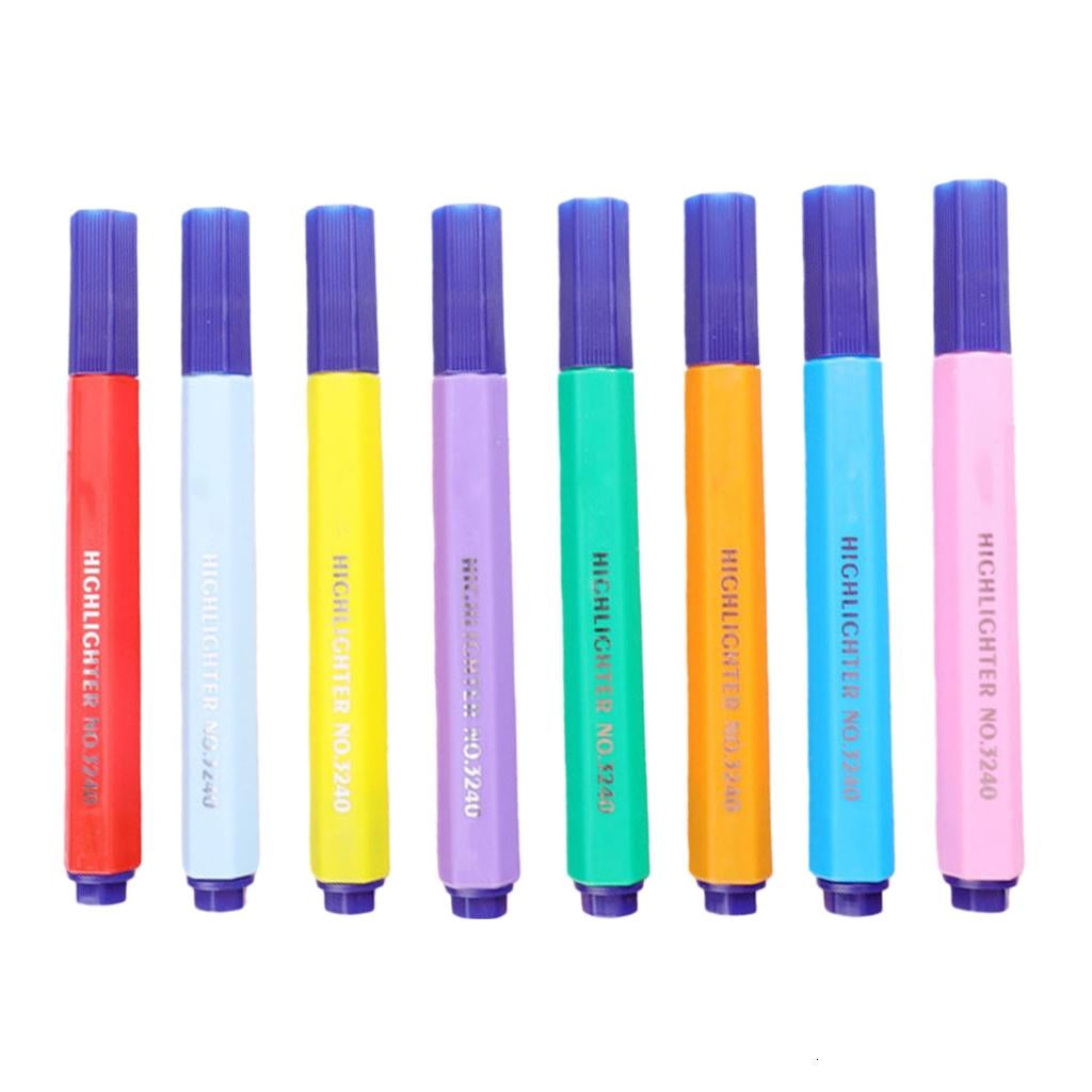 MOMOJIA 8Pcs Classroom Organization Marker Pen Fluorescent Highlighters ...