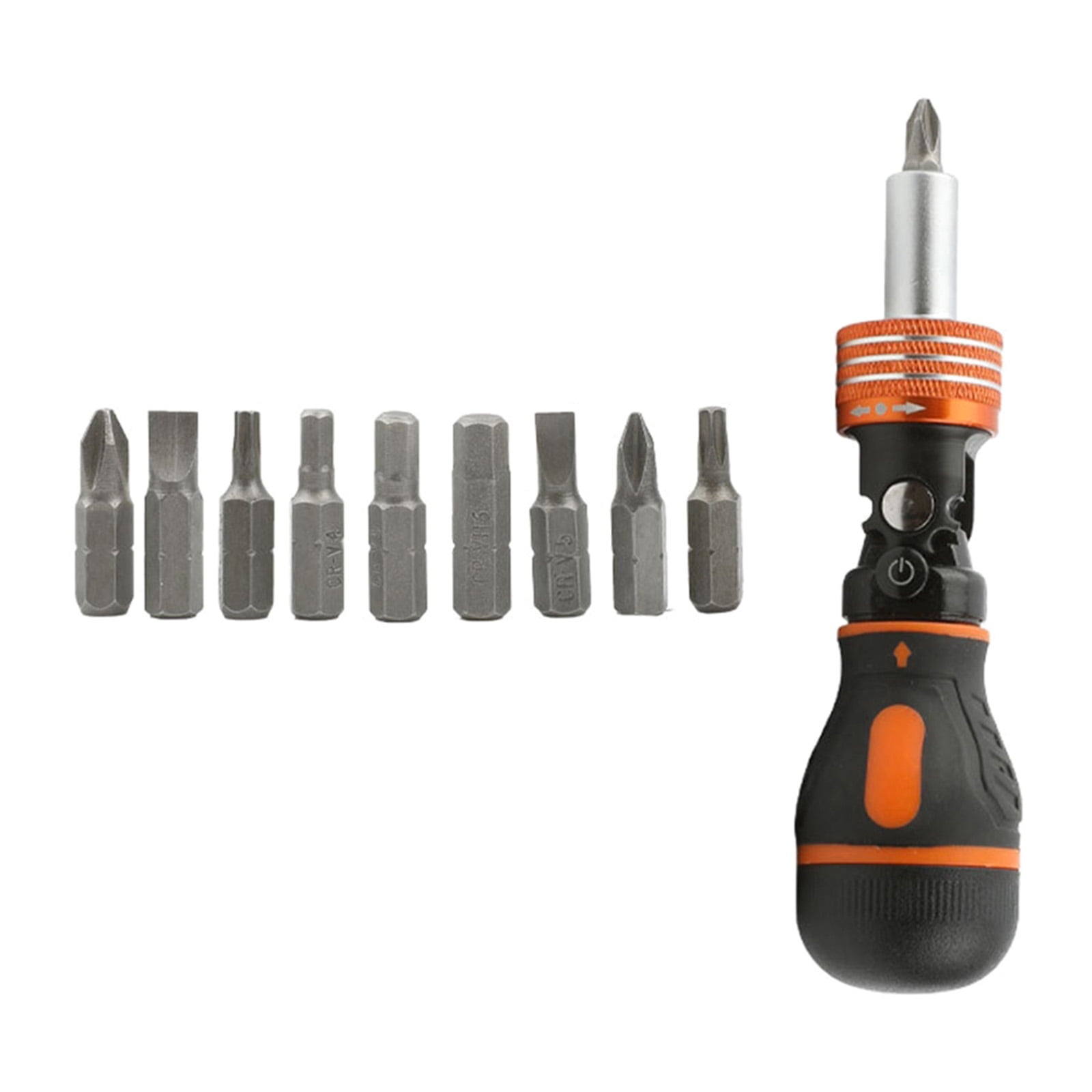 MOMOJIA 9 in 1 Ratchet Screwdriver Set Multi-bit Ratchet Screw Driver ...