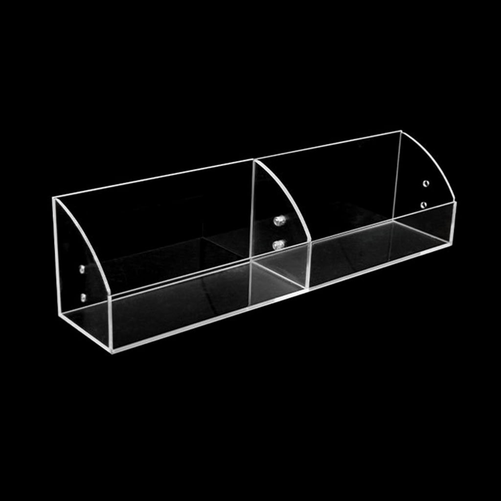 MOMOJIA Acrylic Display Shelf with Dividers Dresser Display Stand ...