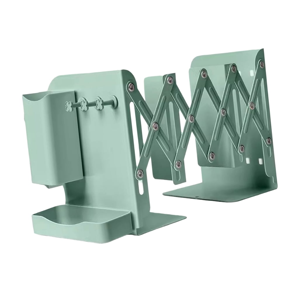 MOMOJIA Adjustable Bookends Decorative Bookends Metal Bookends Book ...