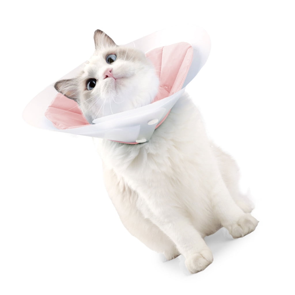 MOMOJIA Adjustable Cat Recovery Collar Cone Head Wound Healing Cone ...