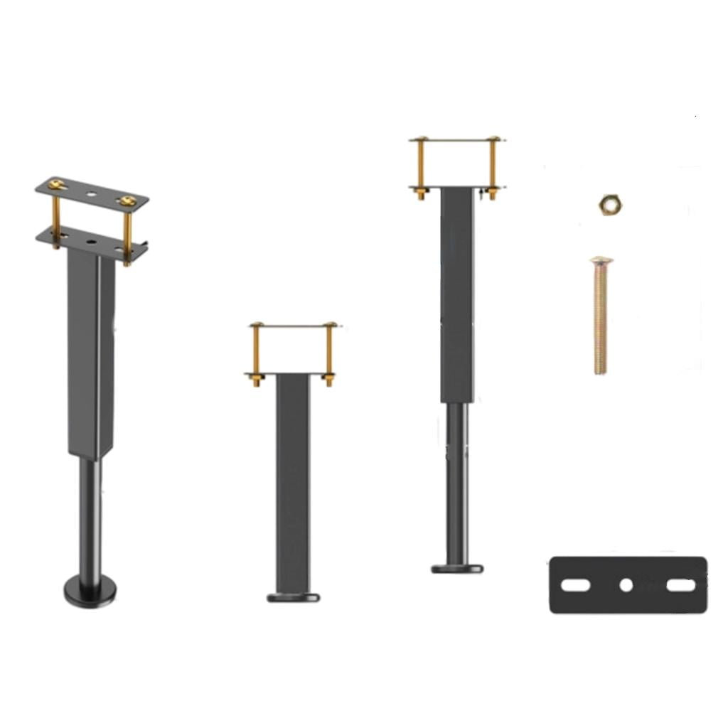 MOMOJIA Adjustable Steel Table Legs 4 Pack Furniture Leveling Feet Easy ...