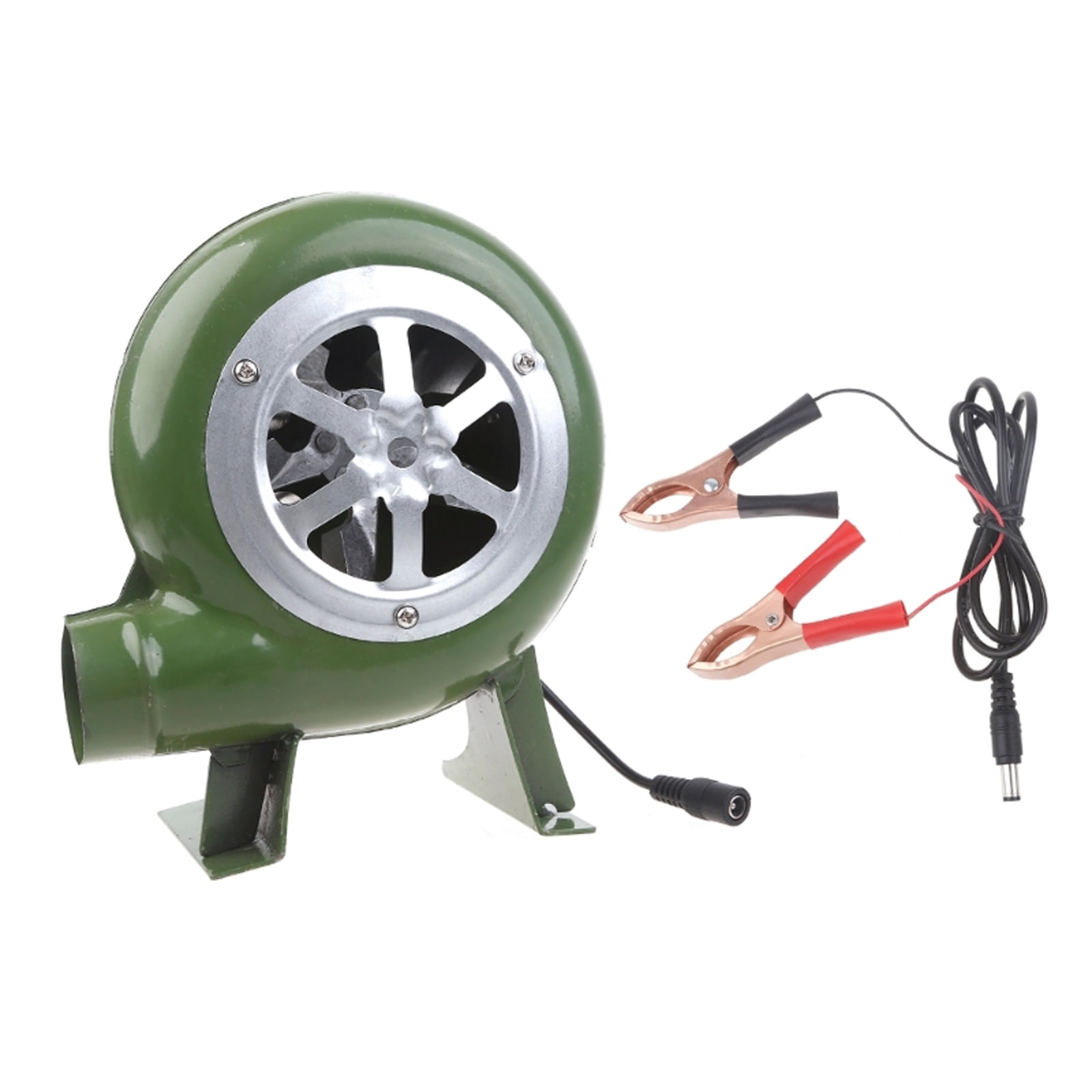 MOMOJIA BBQ Fan 12V 30W Air Blower for Barbecue Picnic Camping Fire ...