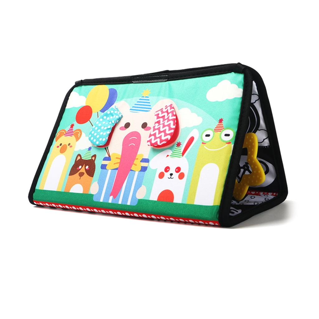 MOMOJIA Baby Tummy Time Mirror Toy Sensory Toy for Baby Boy Girl 0-6 ...