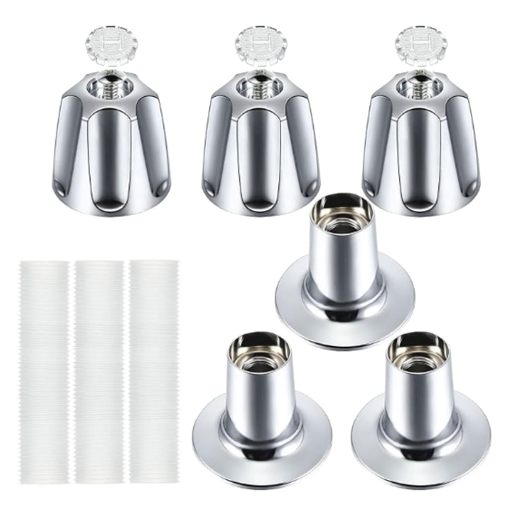 MOMOJIA Bathtub & Shower Knobs Replacement set Completes Shower Handle ...