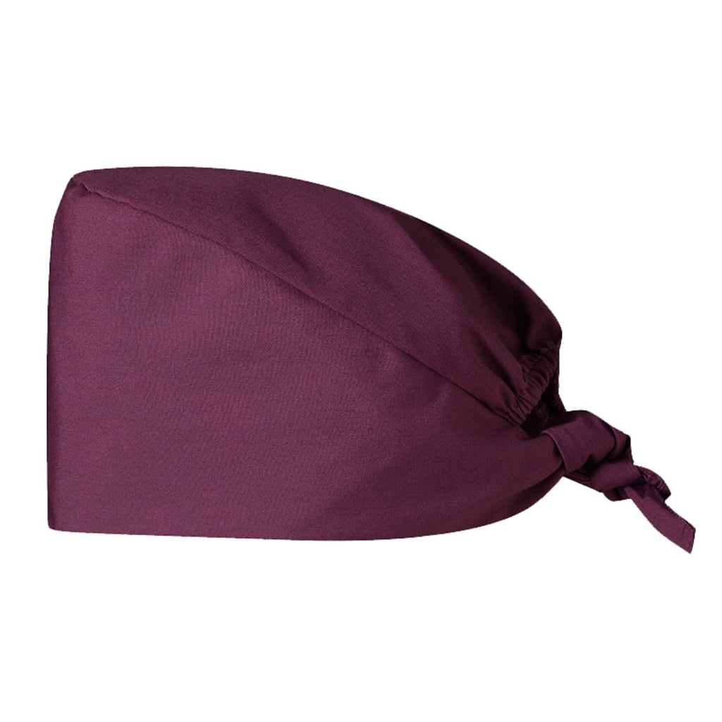MOMOJIA Beautician Work Scrub Hat Uniform Hospital Clinical ...