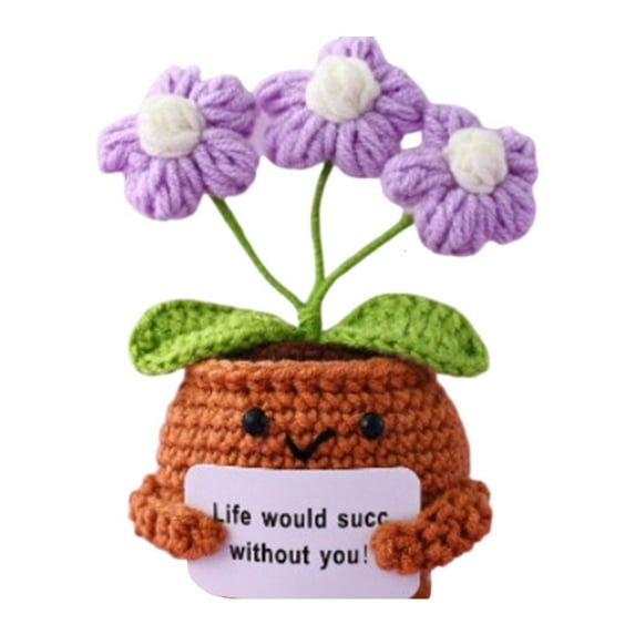 MOMOJIA Beginner Friendly Crochet Plant Pot Set With Cotton Yarn and ...