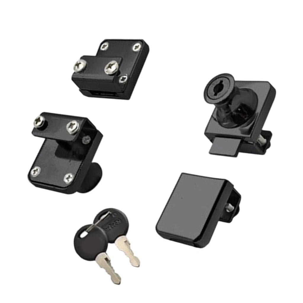 MOMOJIA Cabinet Glass Lock Security Hardware Zinc Alloy Showcase Lock ...