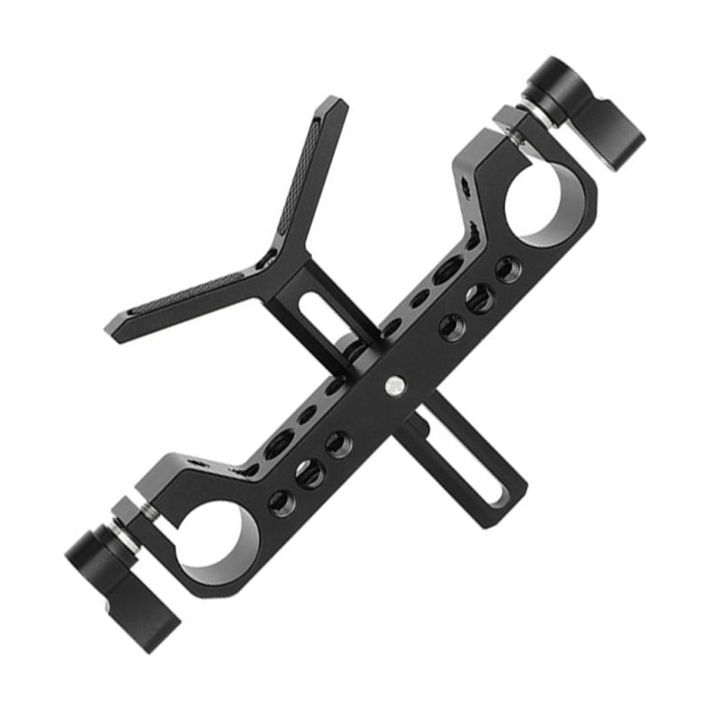 MOMOJIA Camera Shoulder Mount Double Hand Grip Adjustable Lens For DSLR ...