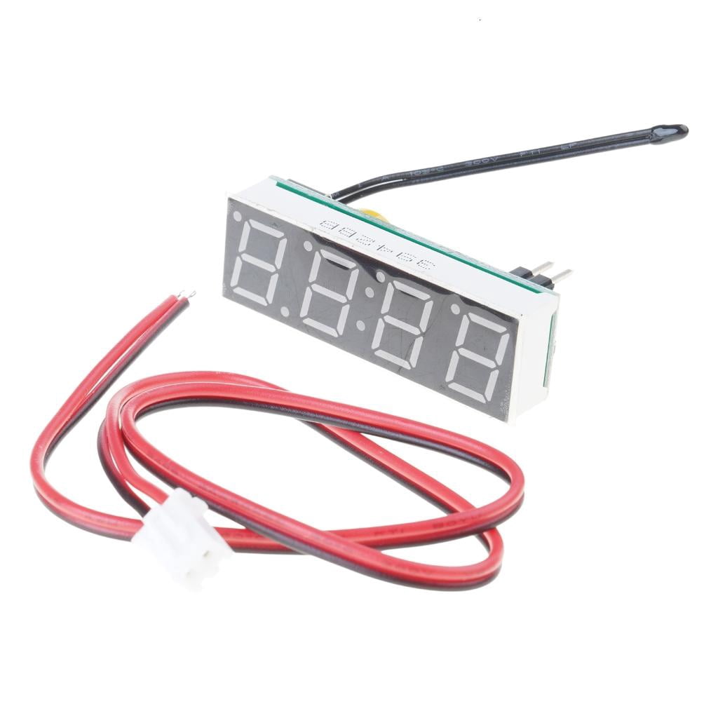 MOMOJIA Car 3 in 1 LED DIY Digital Clock Temperature Voltage Module ...