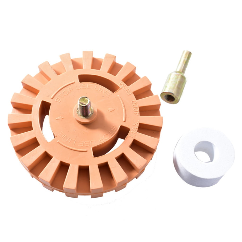 MOMOJIA Car Decal Eraser Wheel 4 inch Car Sticker Rubber Remover ...