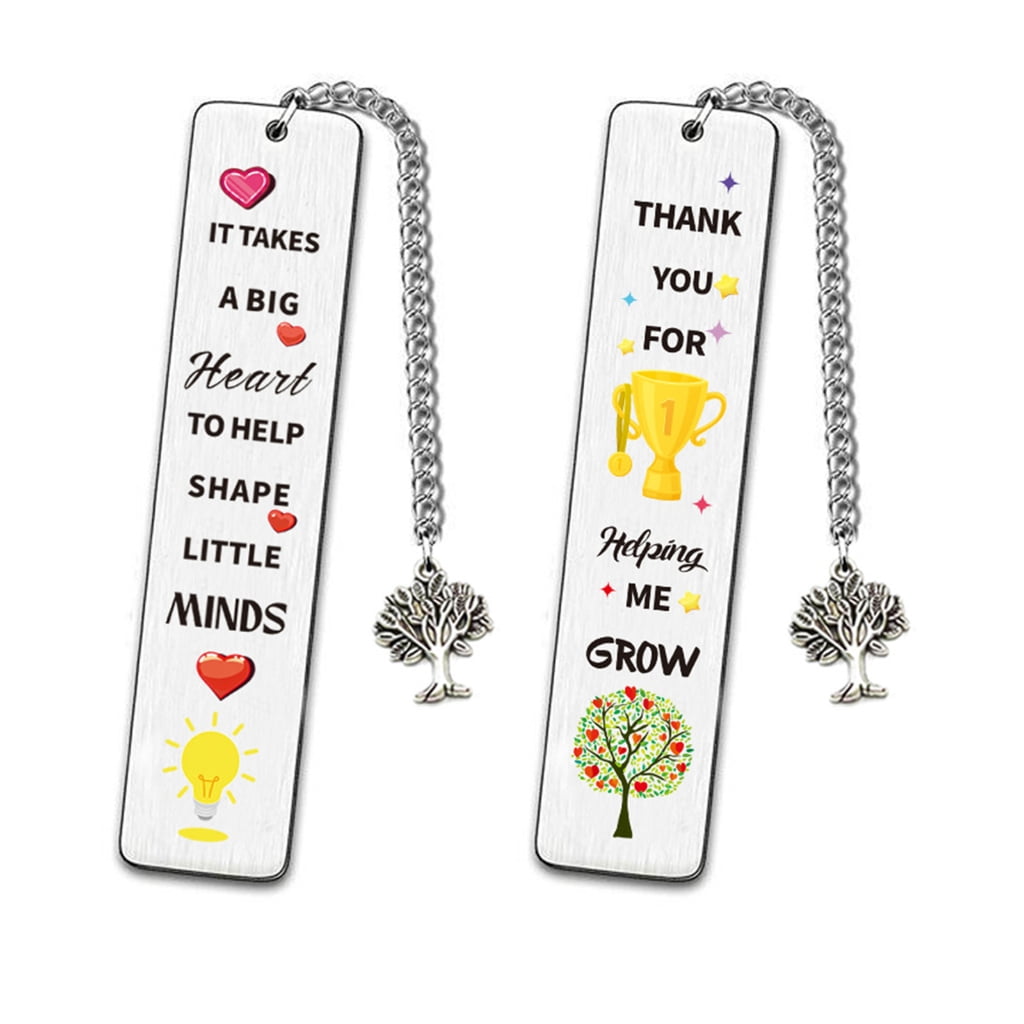MOMOJIA Chain Bookmarks Metal Book Mark Book Page Divider Reading ...