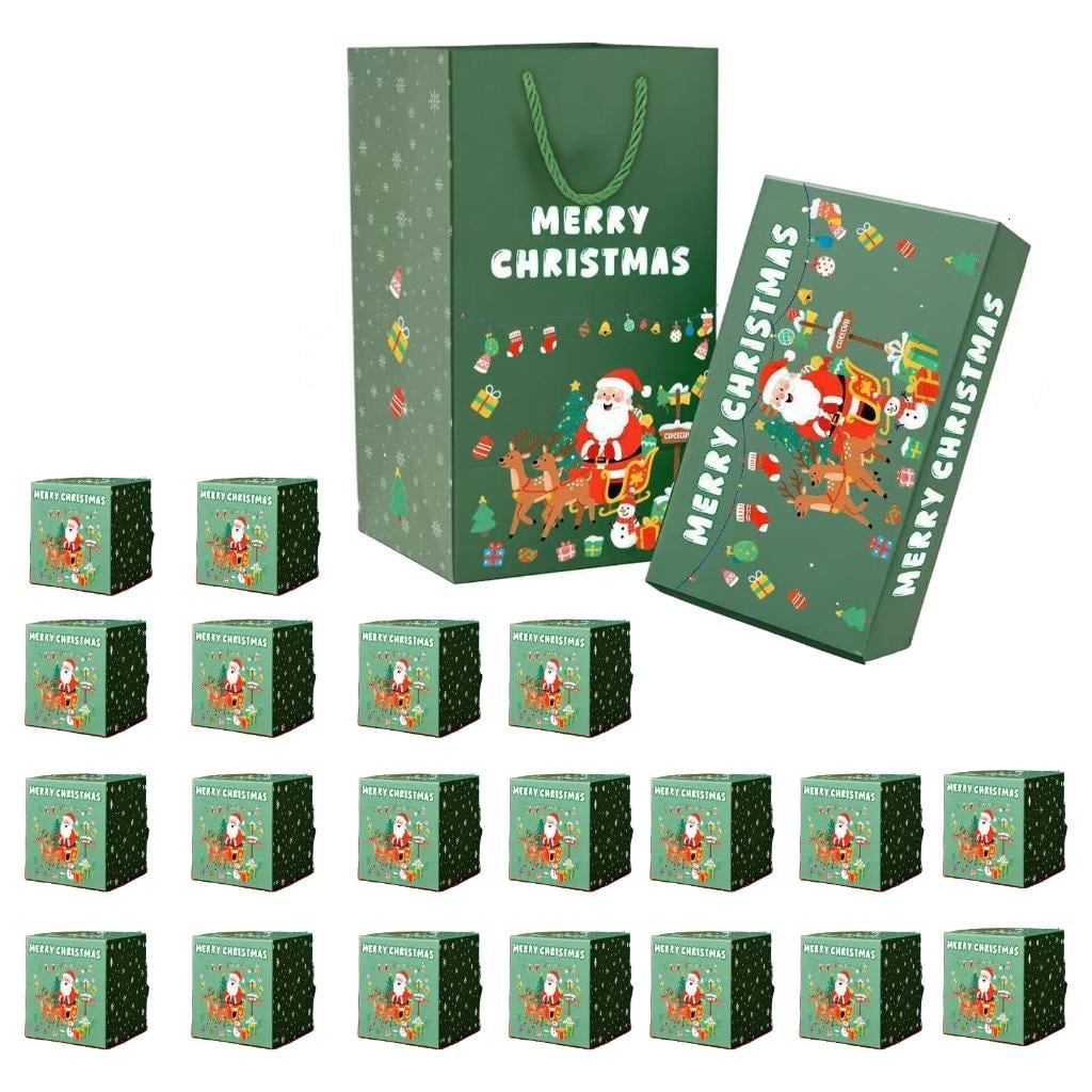 MOMOJIA Christmas Surprise Bouncing Box Set Nature Friendly Paper Craft ...