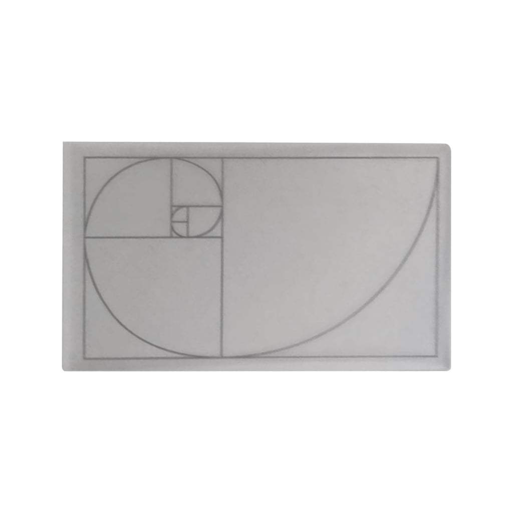 MOMOJIA Clear Acrylic Ruler Golden Section Finder Golden Ratio Ruler ...