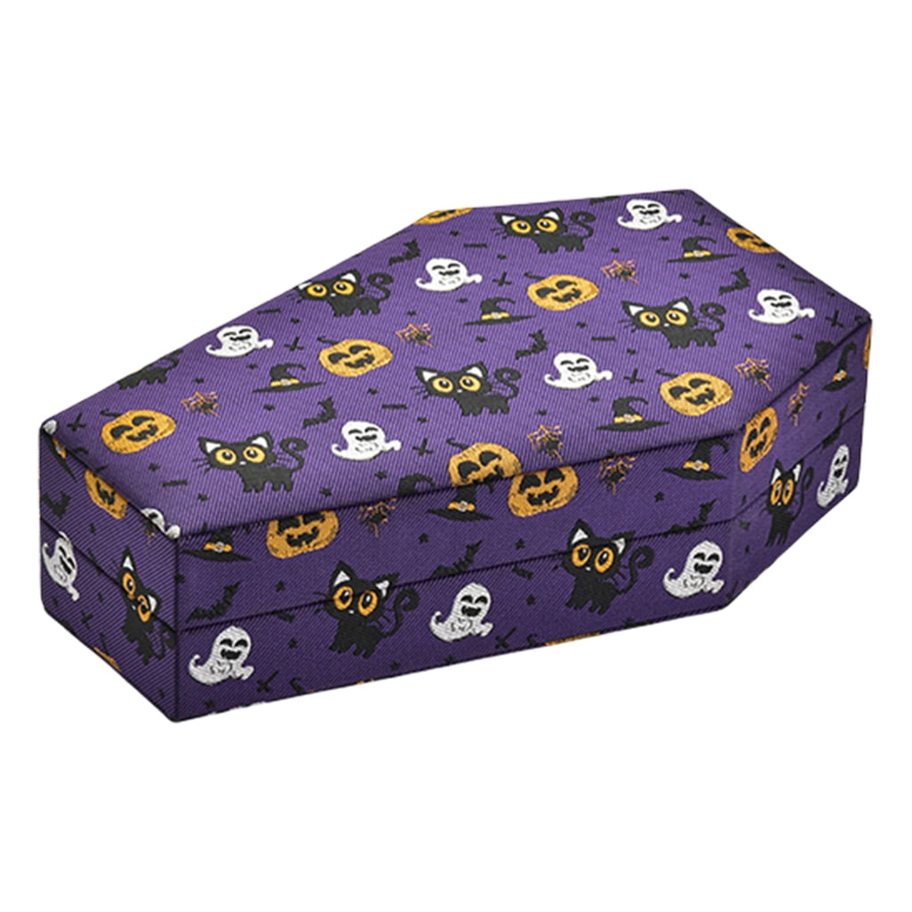MOMOJIA Coffin Shaped Ring Holder for Halloween Party Decoration ...
