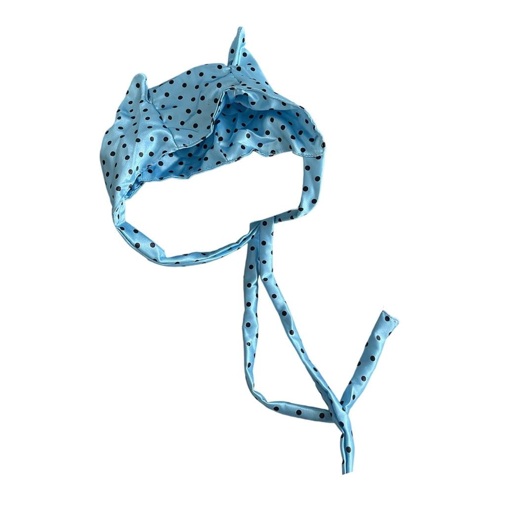MOMOJIA Comfortable Dotted Devil Horn Cap 2000s AnimeC0sp1ayBrimless ...