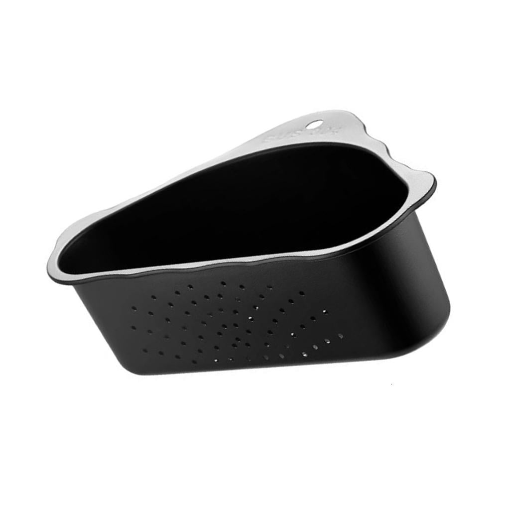 MOMOJIA Compacts Triangular Kitchen Sink Corner Drain Rack Food Grade ...