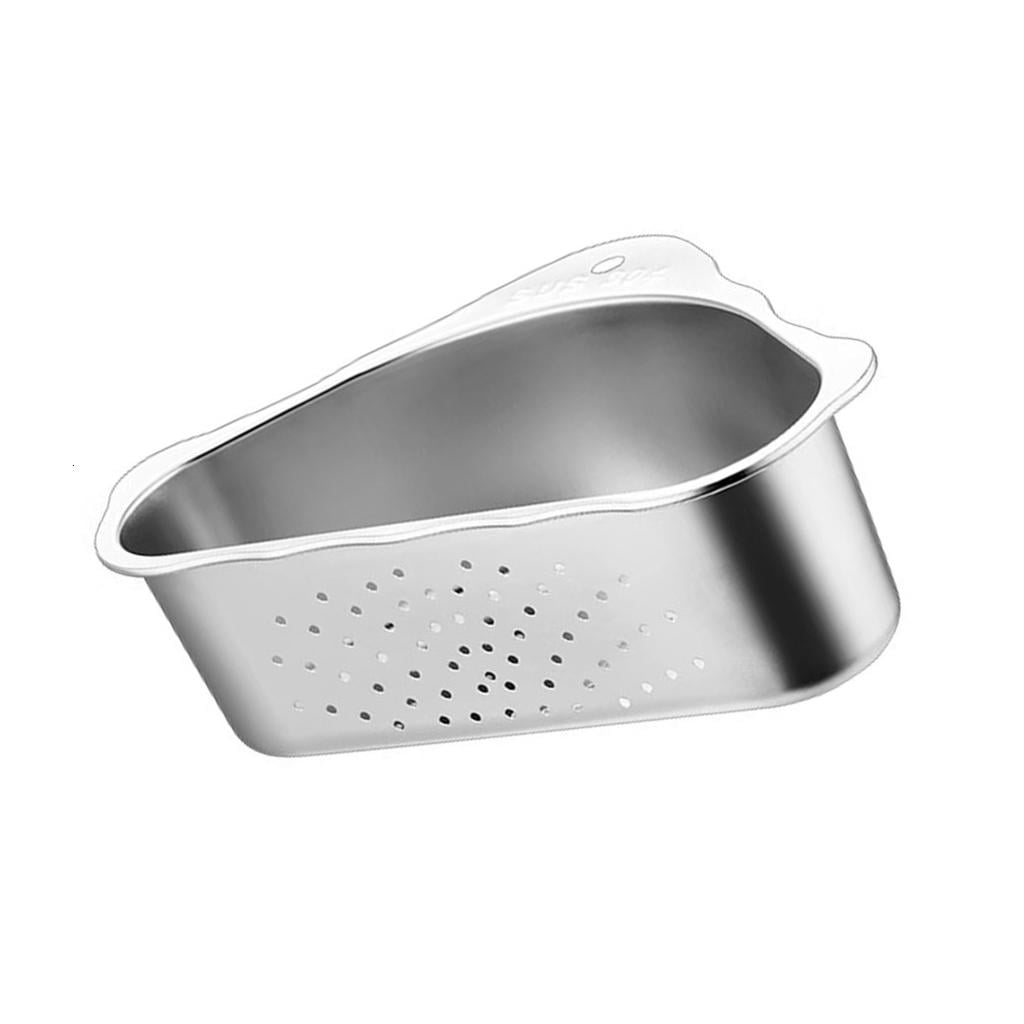 MOMOJIA Compacts Triangular Kitchen Sink Corner Drain Rack Food Grade ...