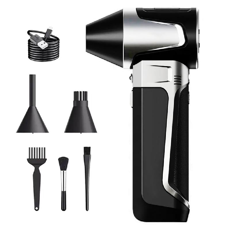 MOMOJIA Cordless Air Blower 130000RPM Pocket Fan with 2500mAh ...