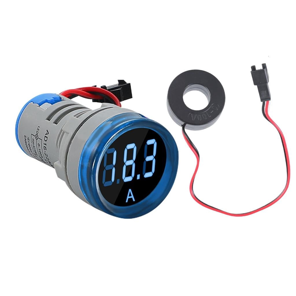MOMOJIA Current Meter 0-100A Voltage Display Digital LED Display ...