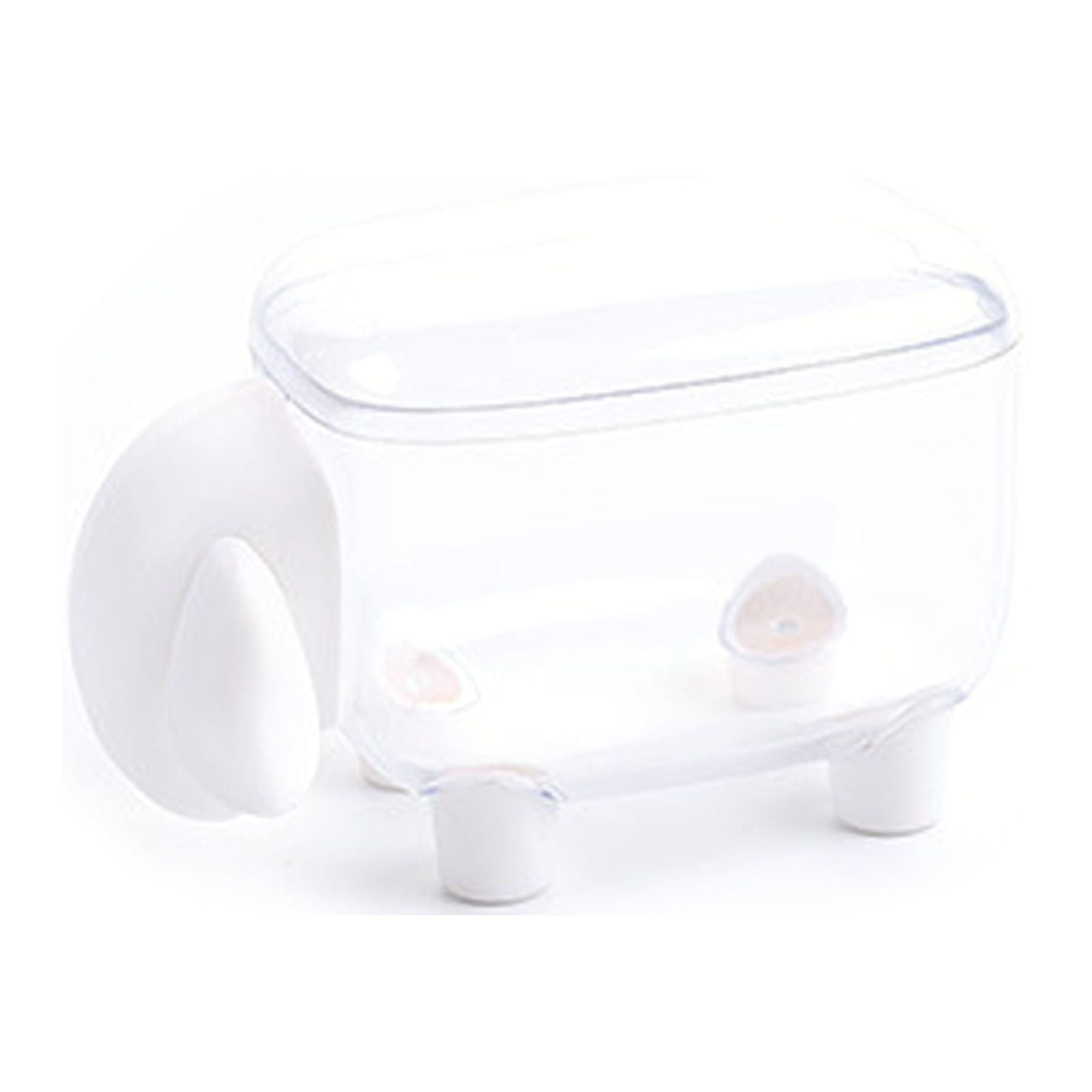 MOMOJIA Cute Cotton Swabs Dispenser with Lid for Flossers Toothpicks ...